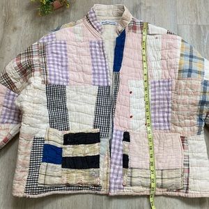 reclaim creative | Jackets & Coats | Patchwork Bomber Jacket In Pastel ...